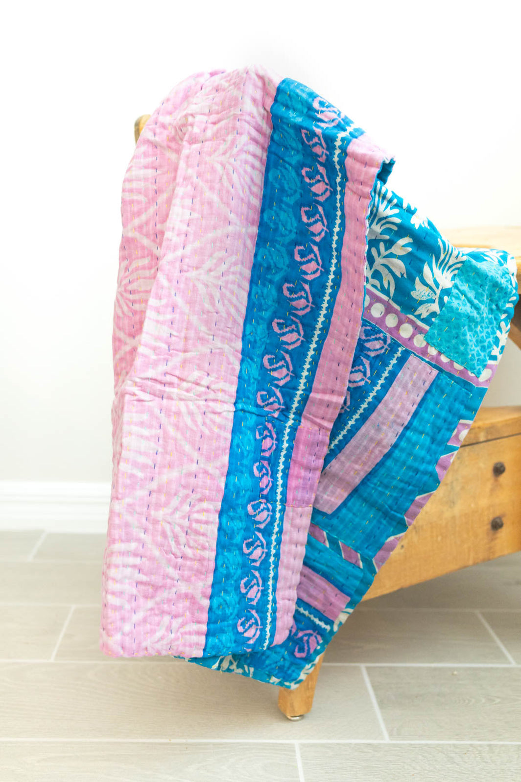 Kantha Mini & Small Blankets | Handmade Small Quilts — dignify