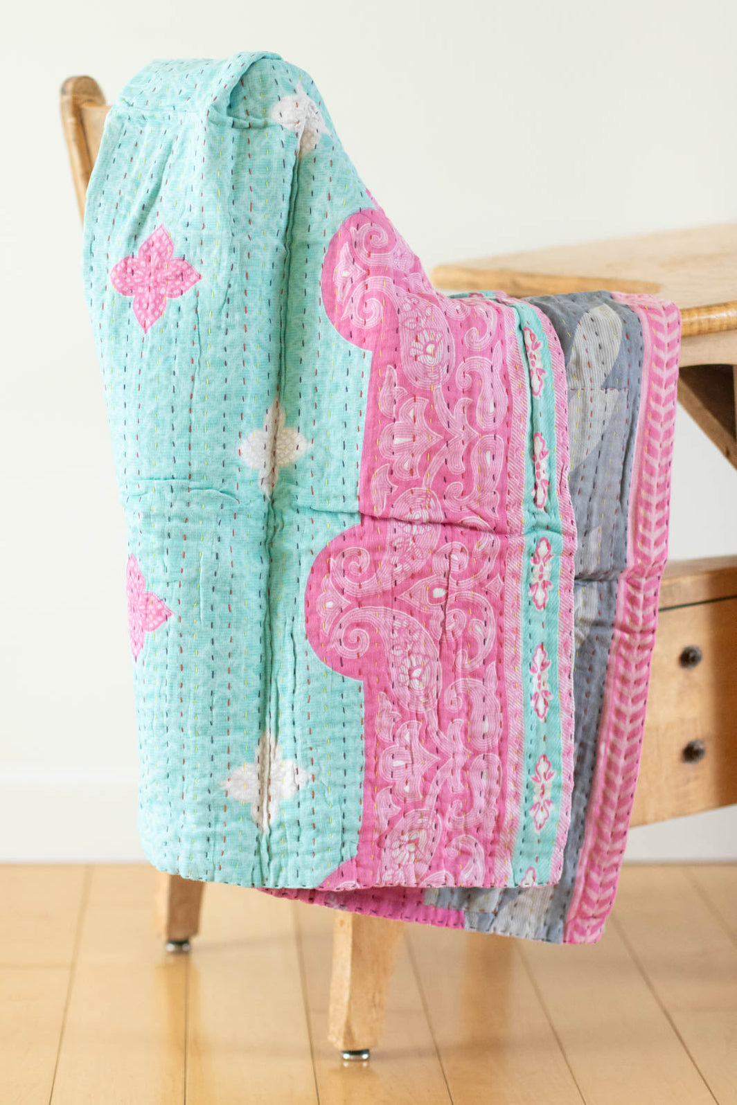 Kantha Mini & Small Blankets | Handmade Small Quilts — dignify