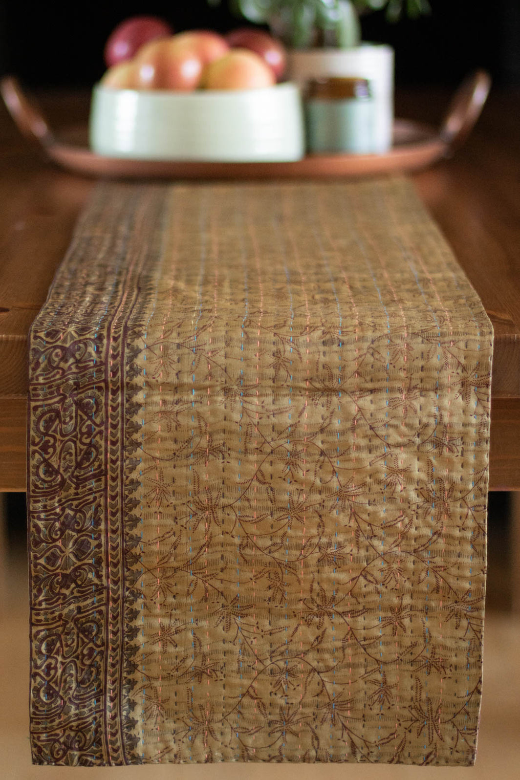 Reversible Kantha Table Runners