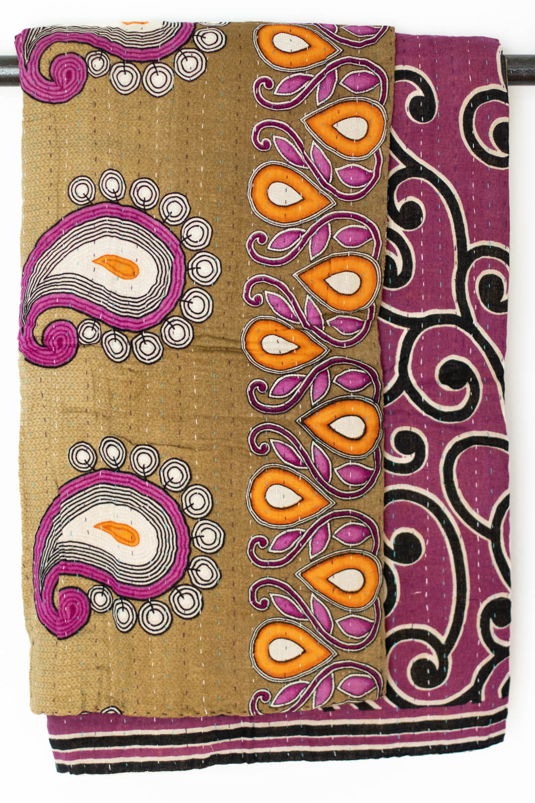 Cotton Kantha Throw Blankets | Our Classic, Bestseller — dignify