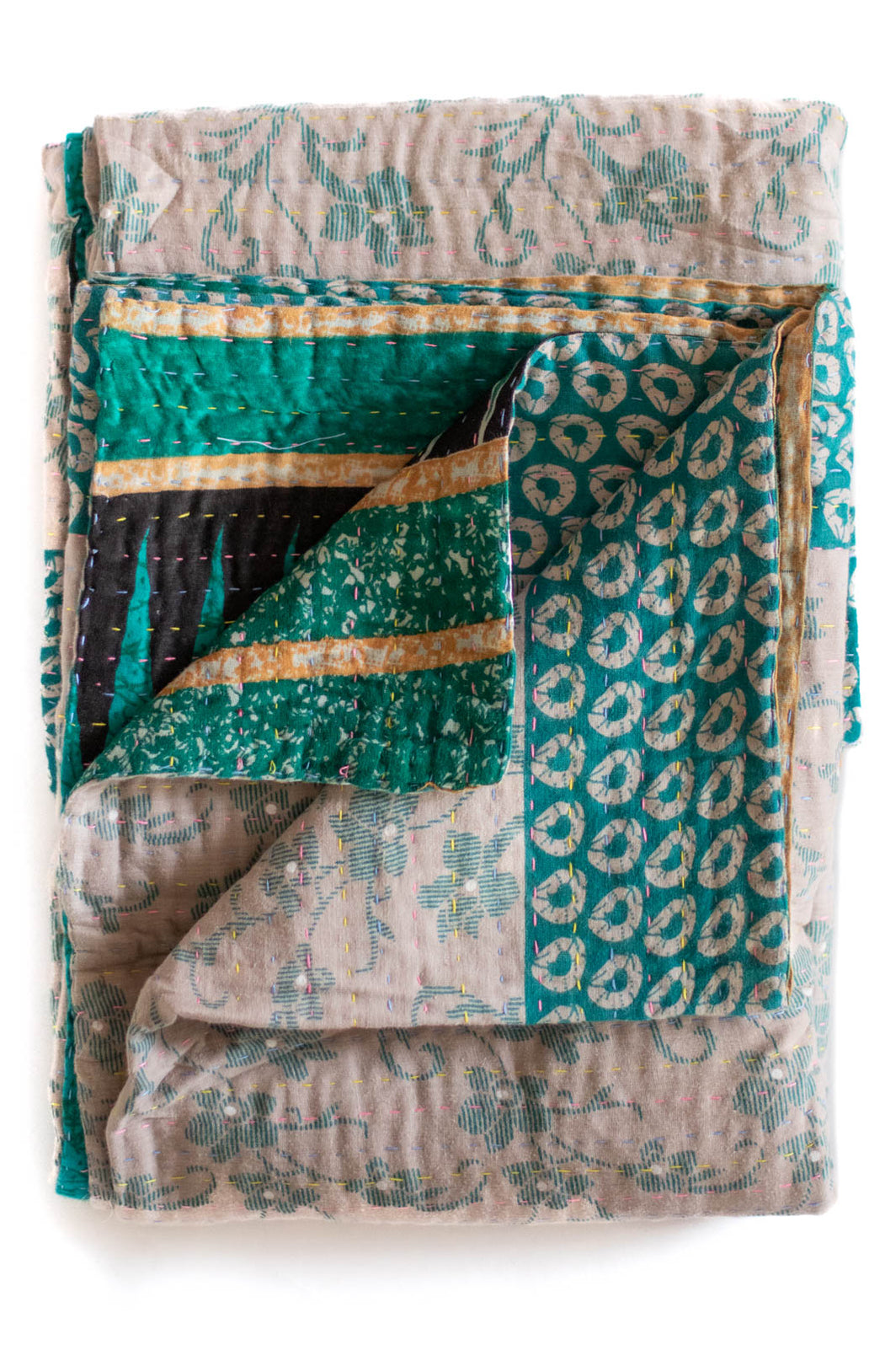 Cotton Kantha Throw Blankets | Our Classic, Bestseller — dignify