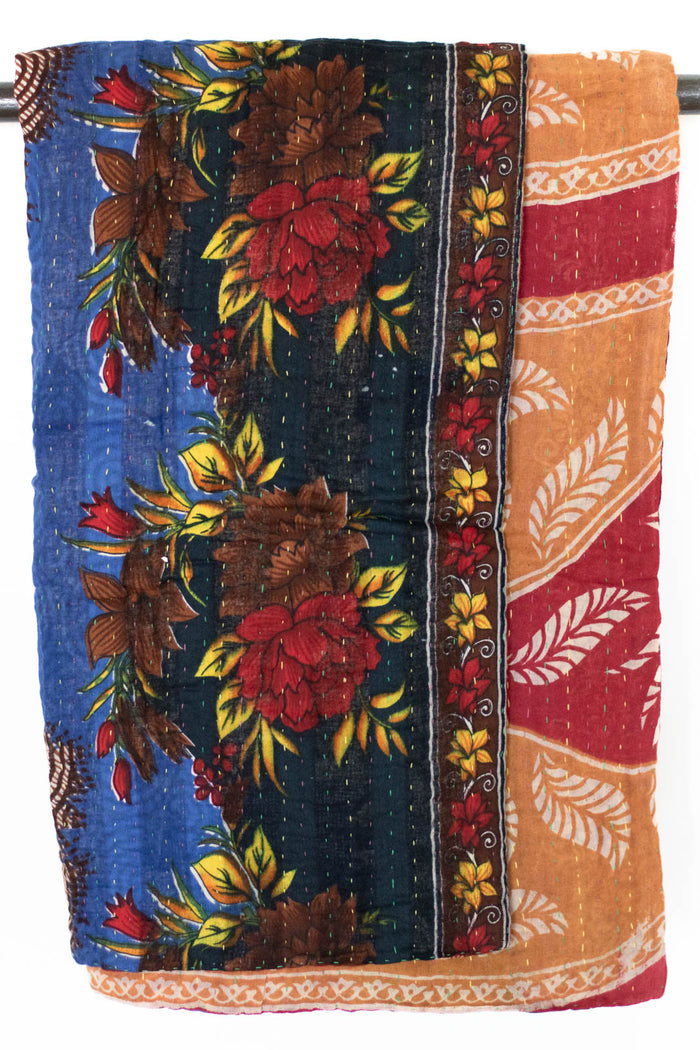 Cotton Kantha Throw Blankets | Our Classic, Bestseller — dignify