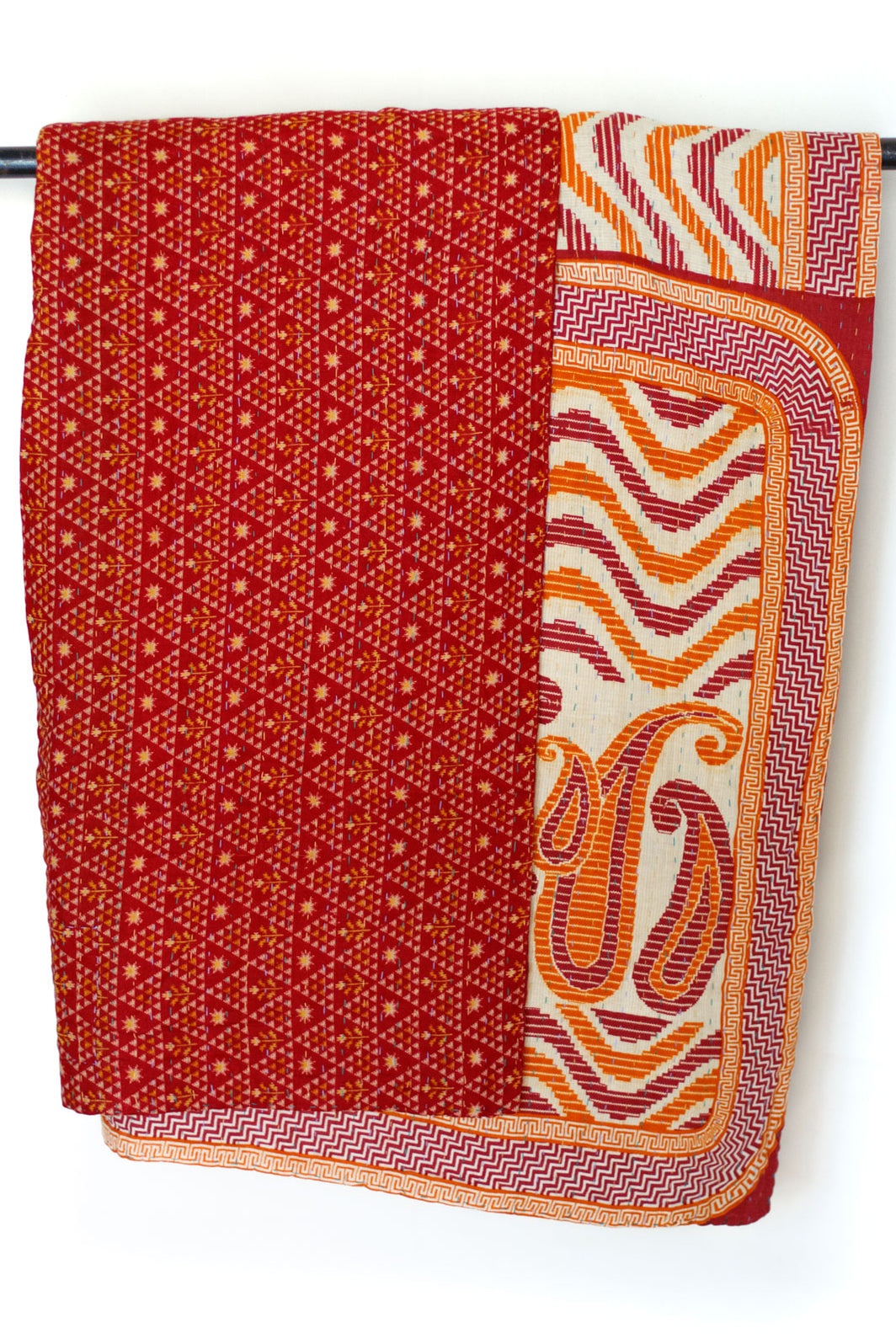 Kantha Throw Quilts & Blankets | Vintage, Handmade & Indian Style