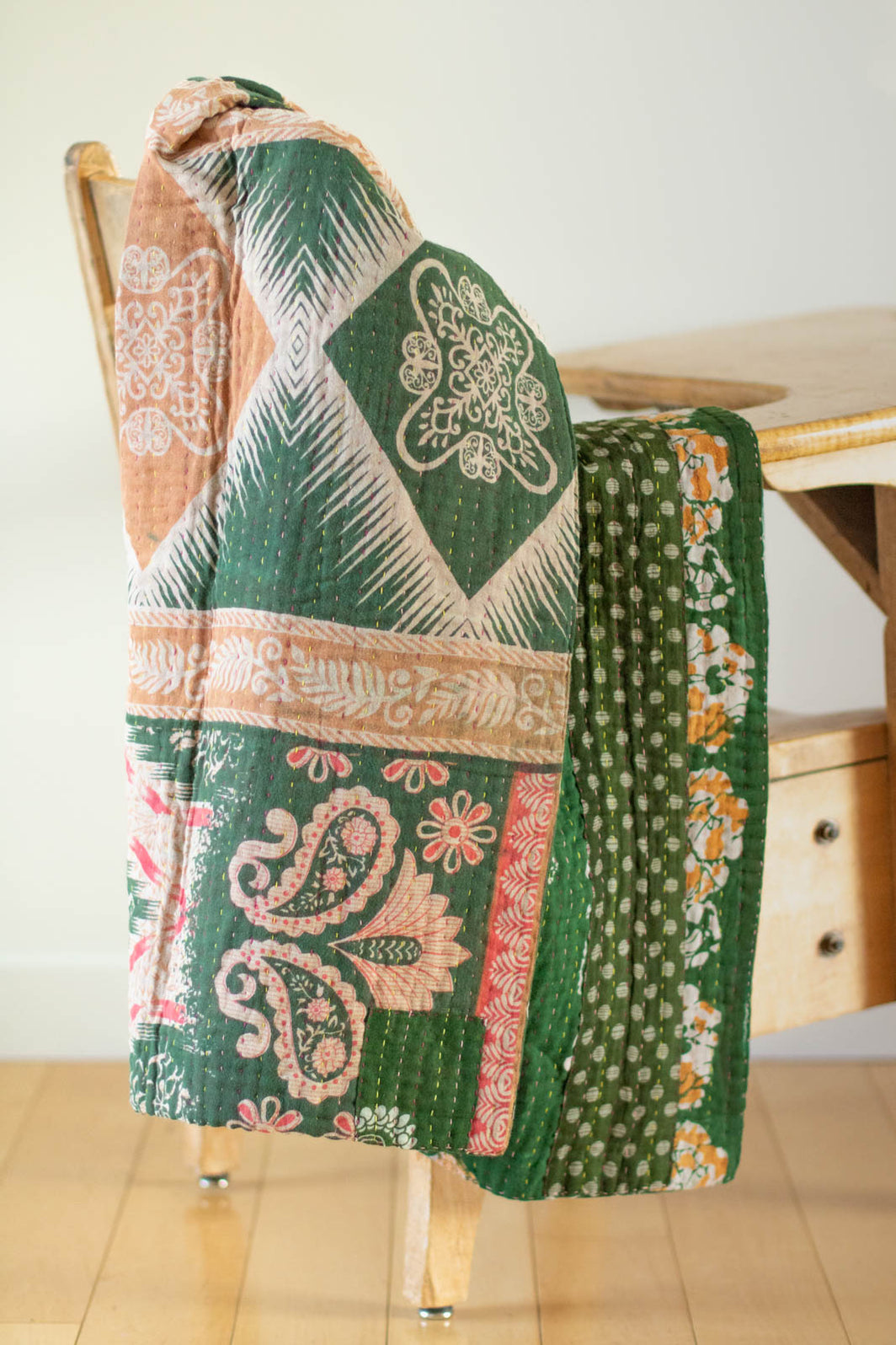 Kantha Mini & Small Blankets | Handmade Small Quilts — dignify
