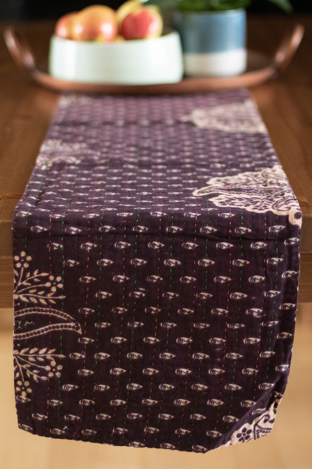 Reversible Kantha Table Runners