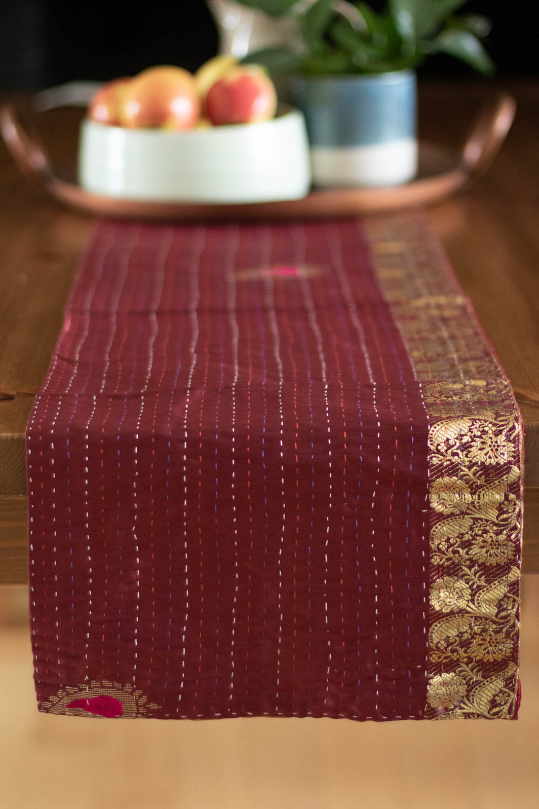 Reversible Kantha Table Runners