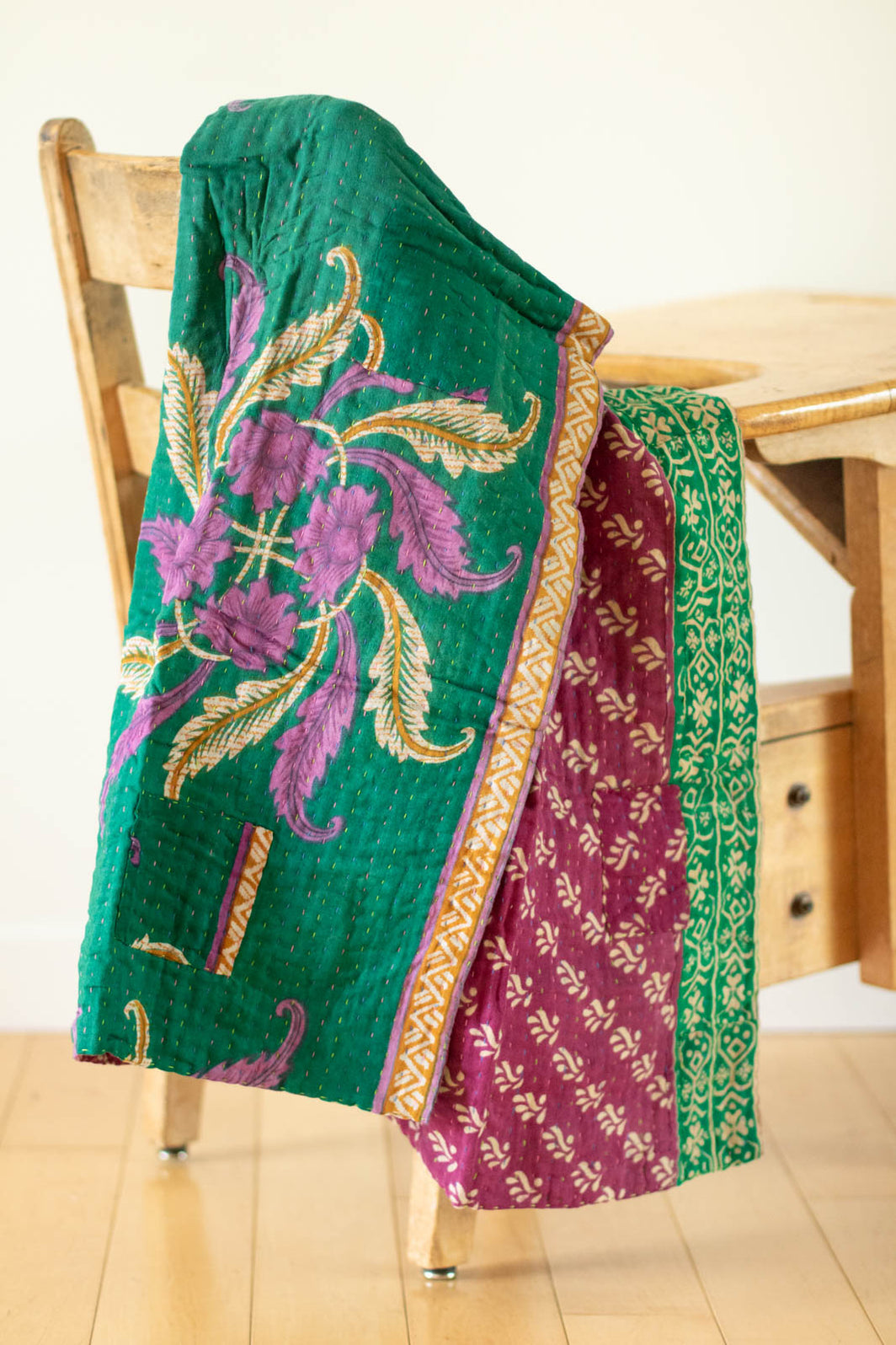 Kantha Quilts & Throw Blankets