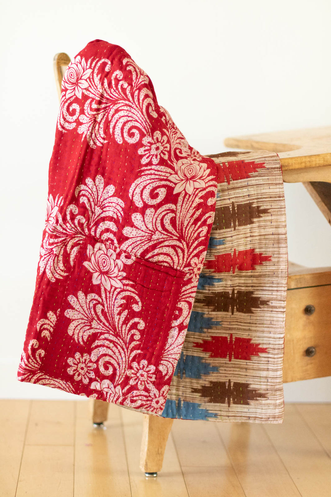 Kantha Mini & Small Blankets | Handmade Small Quilts — dignify